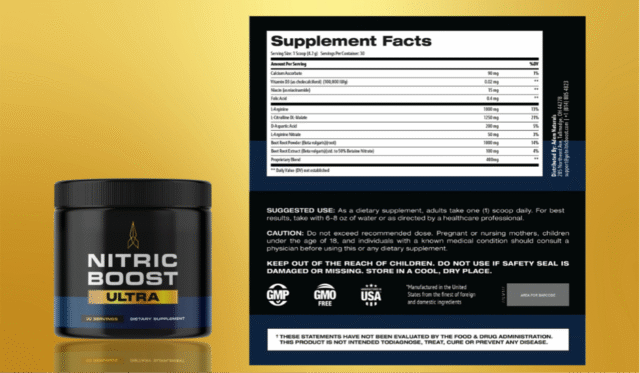 Nitric Boost Ultra Review: Ingredients, Product Information & Side ...
